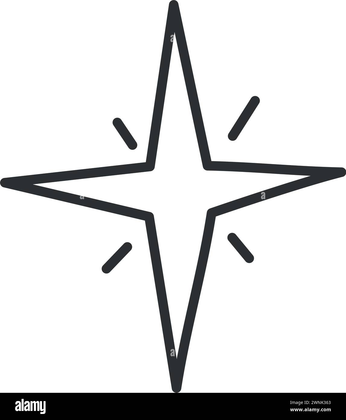 Star sketch icon Hand Draw Vector Stock Vector Image & Art - Alamy