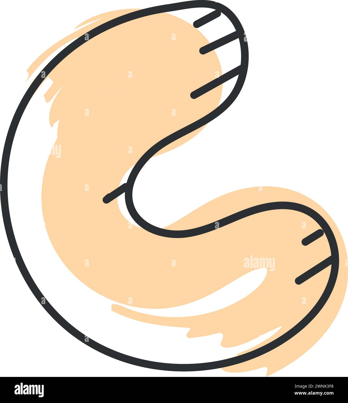 Alphabet letter sketch icon Hand Draw Vector Stock Vector Image & Art ...