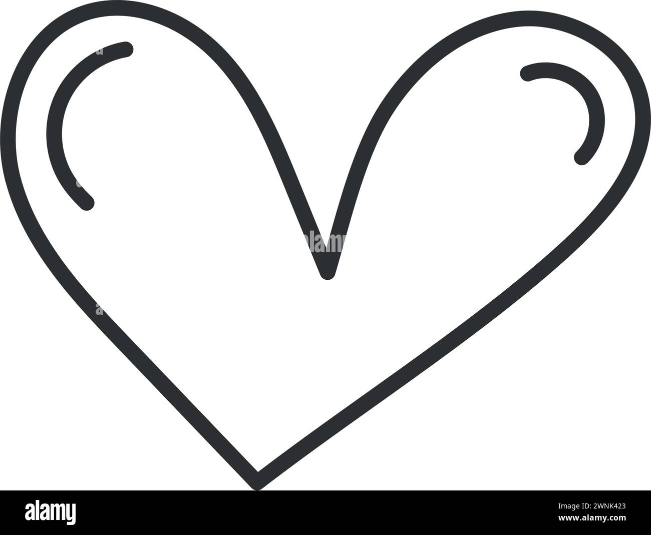 Heart sketch icon Hand Draw Vector Stock Vector Image & Art - Alamy
