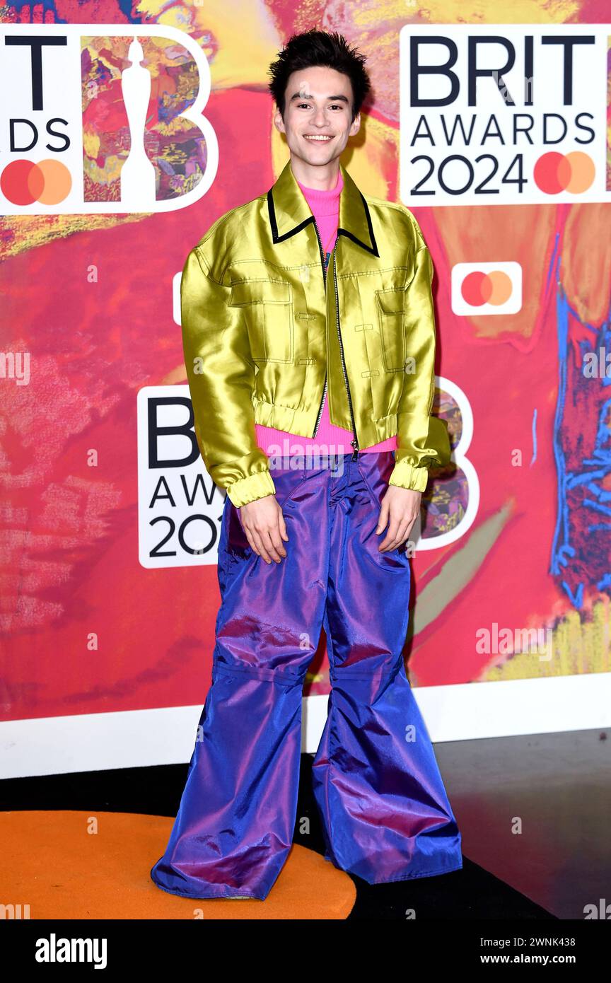 Jacob Collier bei der Verleihung der 44. BRIT Awards 2023 in der O2 ...