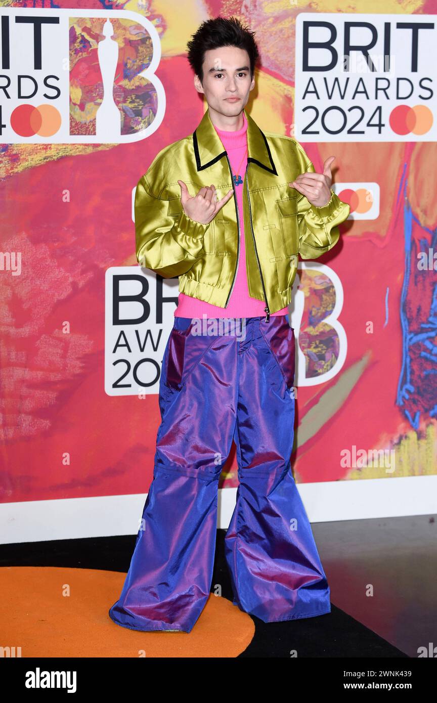 Jacob Collier bei der Verleihung der 44. BRIT Awards 2023 in der O2 ...