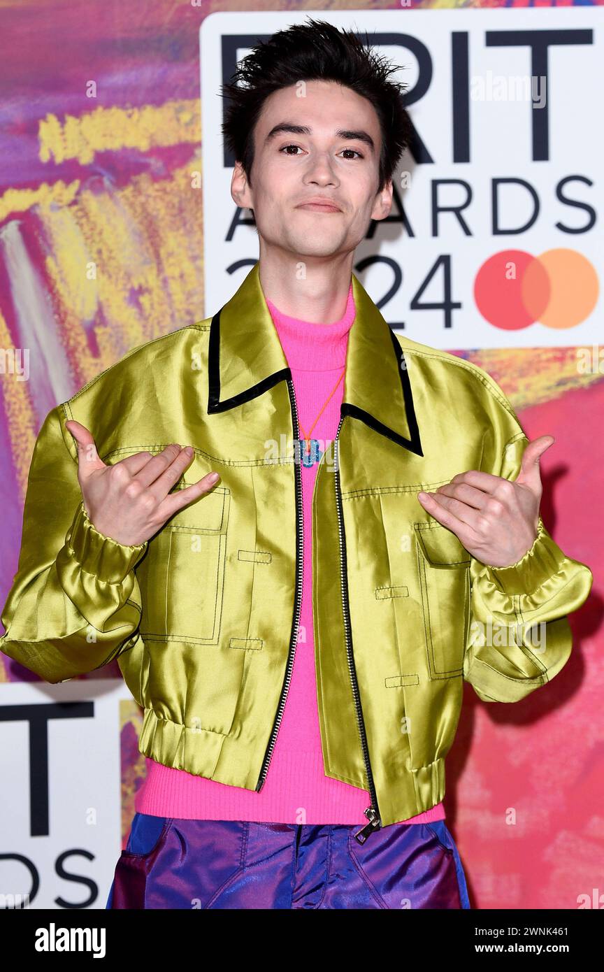 Jacob Collier bei der Verleihung der 44. BRIT Awards 2023 in der O2 ...