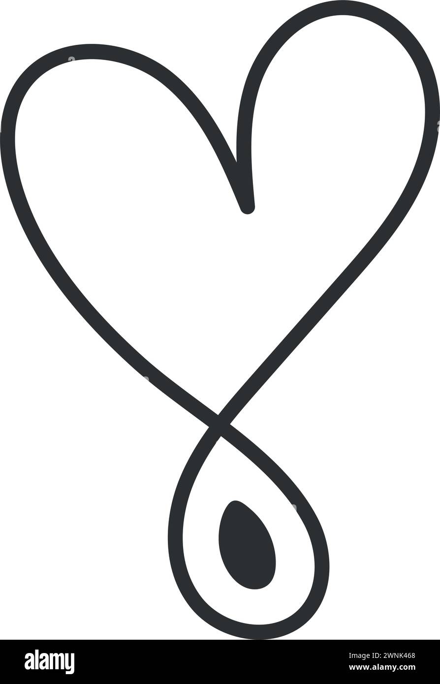 Heart sketch icon Hand Draw Vector Stock Vector Image & Art - Alamy