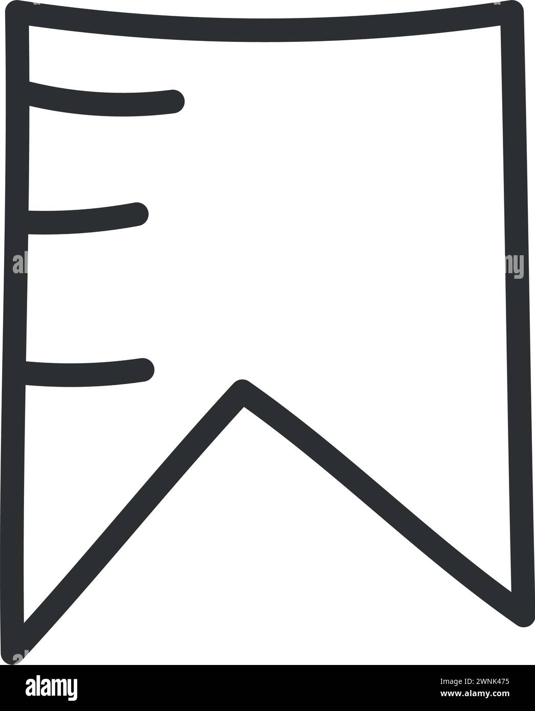 pennant sketch icon Hand Draw Vector Stock Vector Image & Art - Alamy