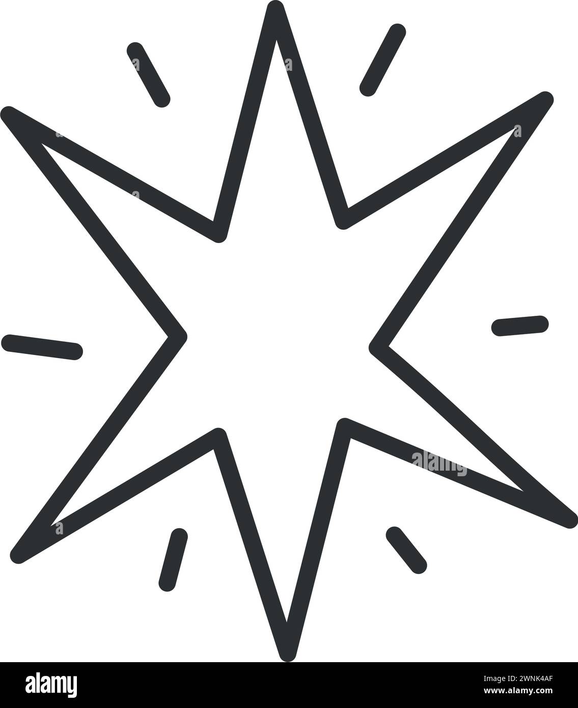 Star sketch icon Hand Draw Vector Stock Vector Image & Art - Alamy