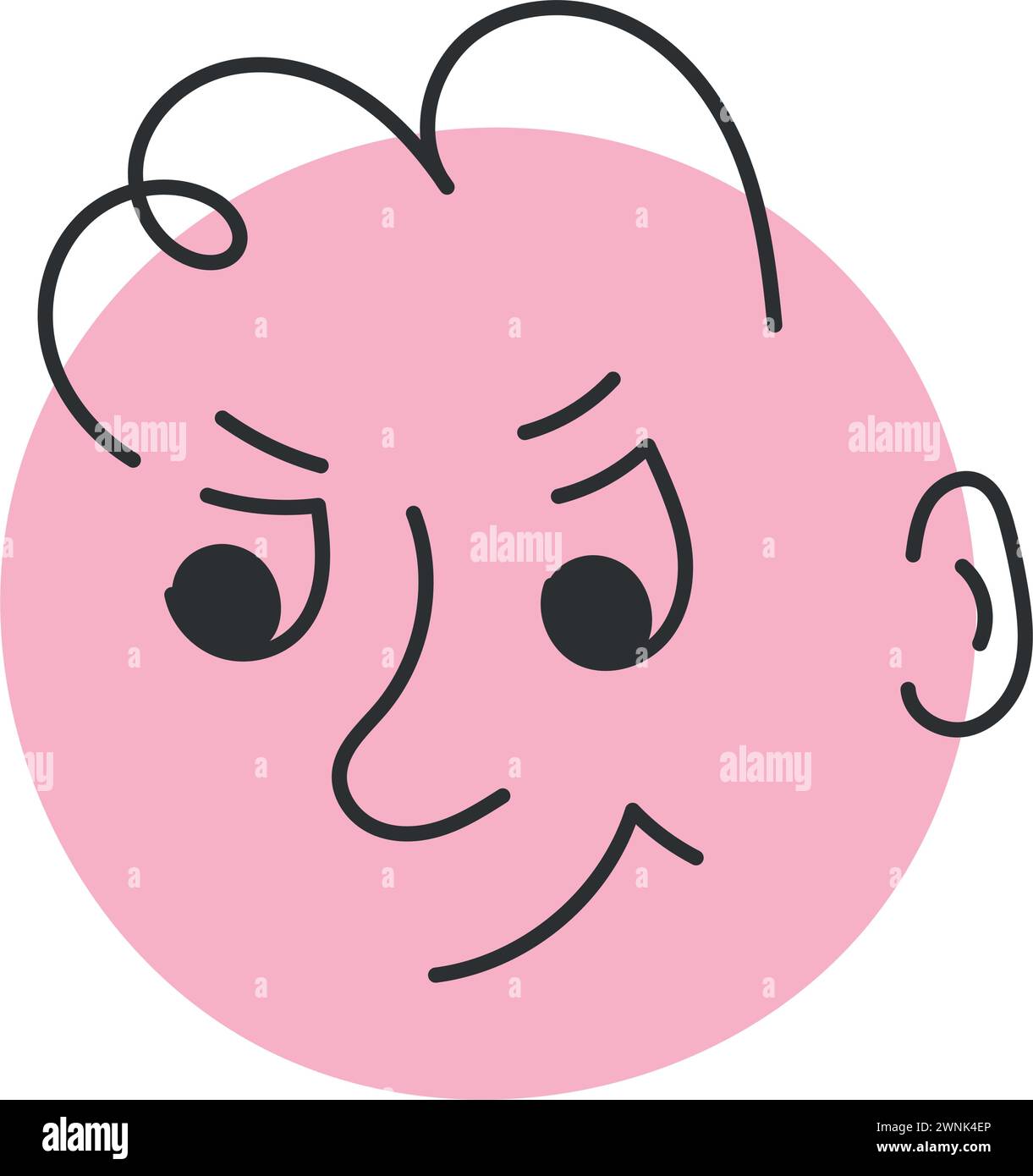 Angry man sketch icon Hand Draw Vector Stock Vector Image & Art - Alamy