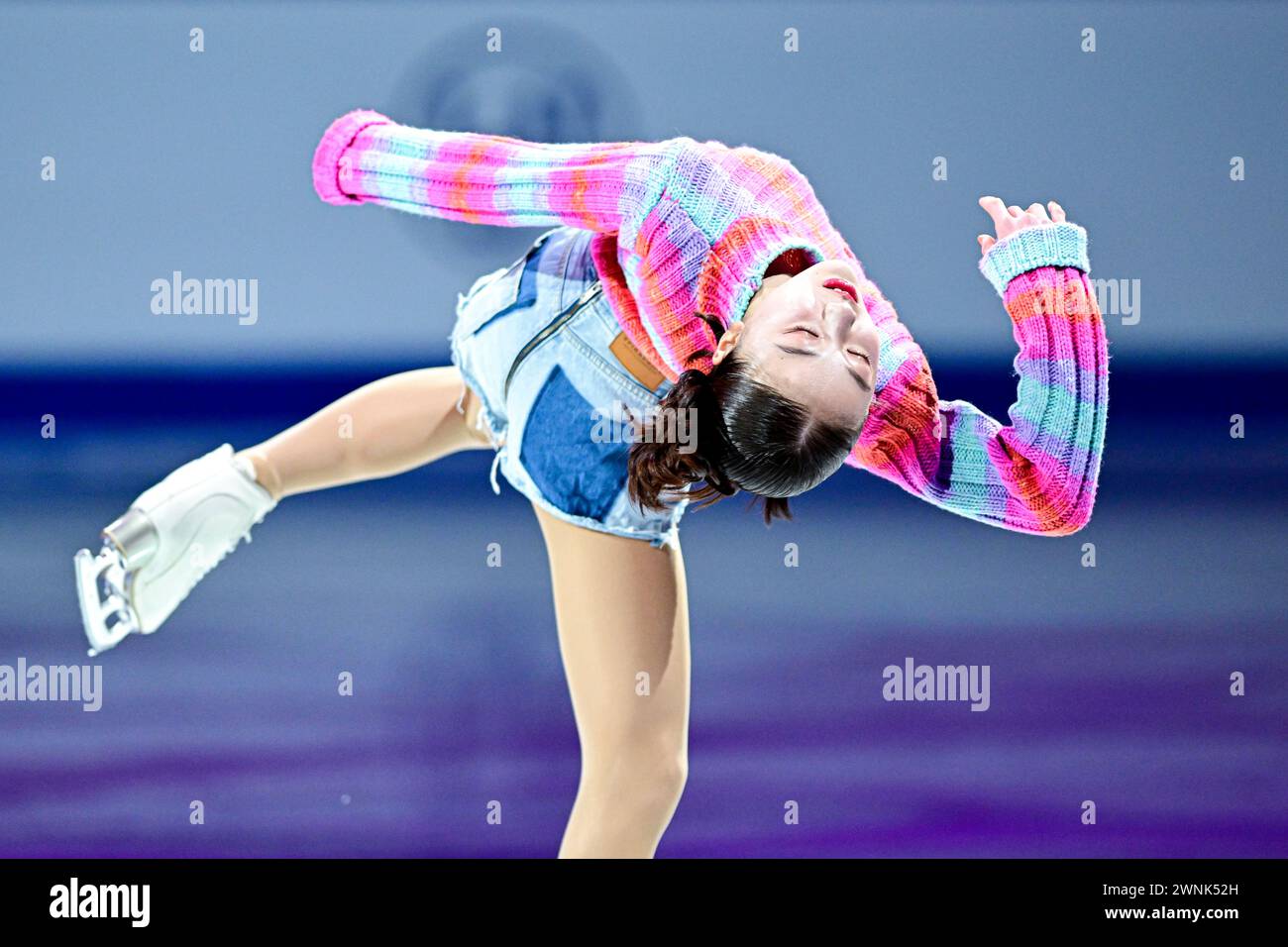 Rena UEZONO (JPN), during Exhibition Gala, at the ISU World Junior ...