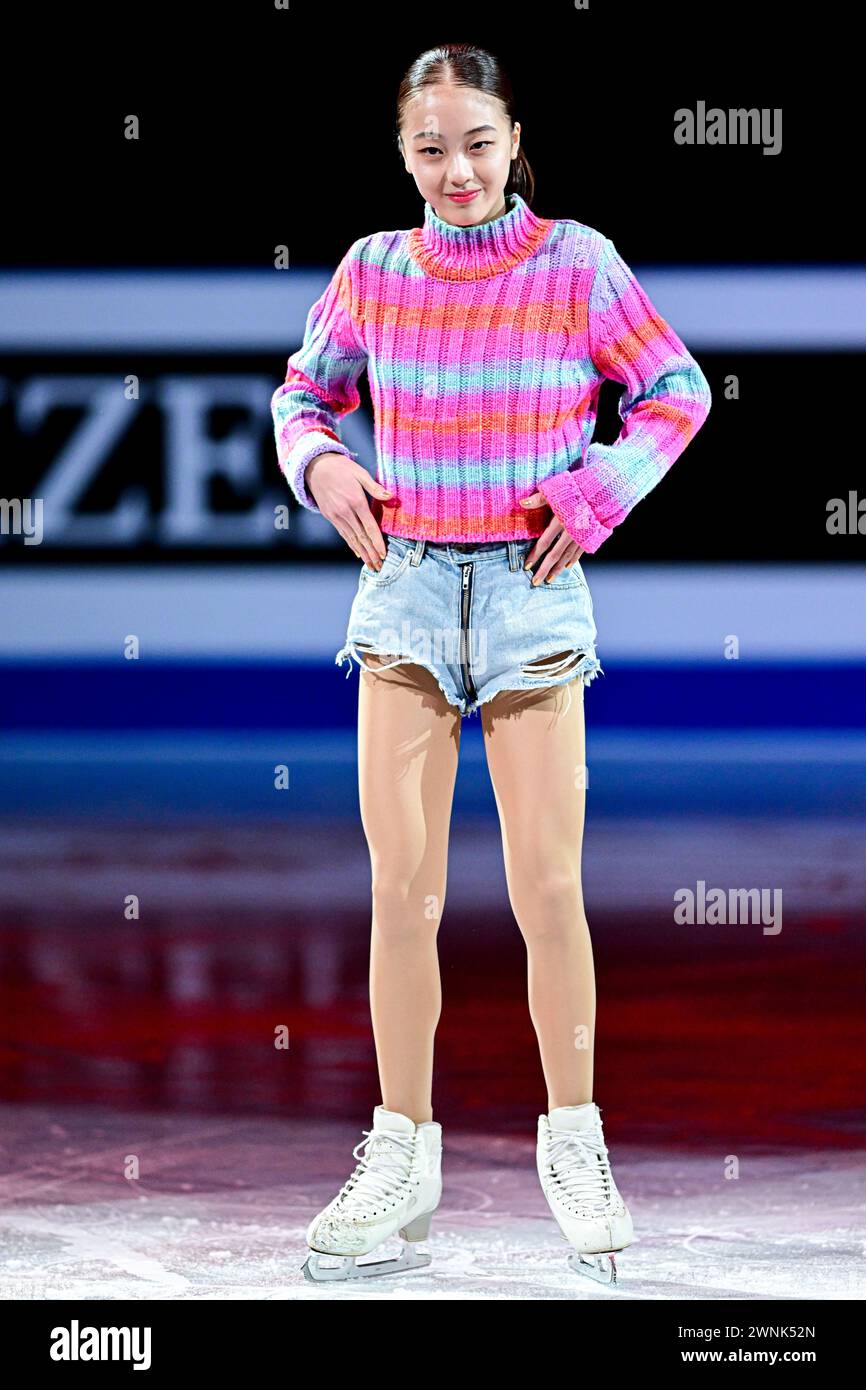 Rena UEZONO (JPN), during Exhibition Gala, at the ISU World Junior ...