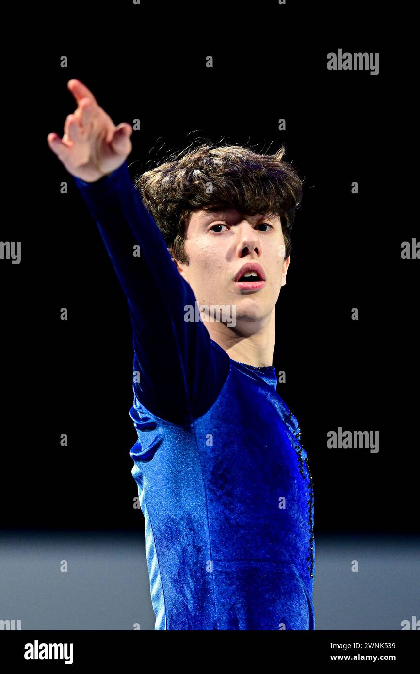 Adam HAGARA (SVK), during Exhibition Gala, at the ISU World Junior ...