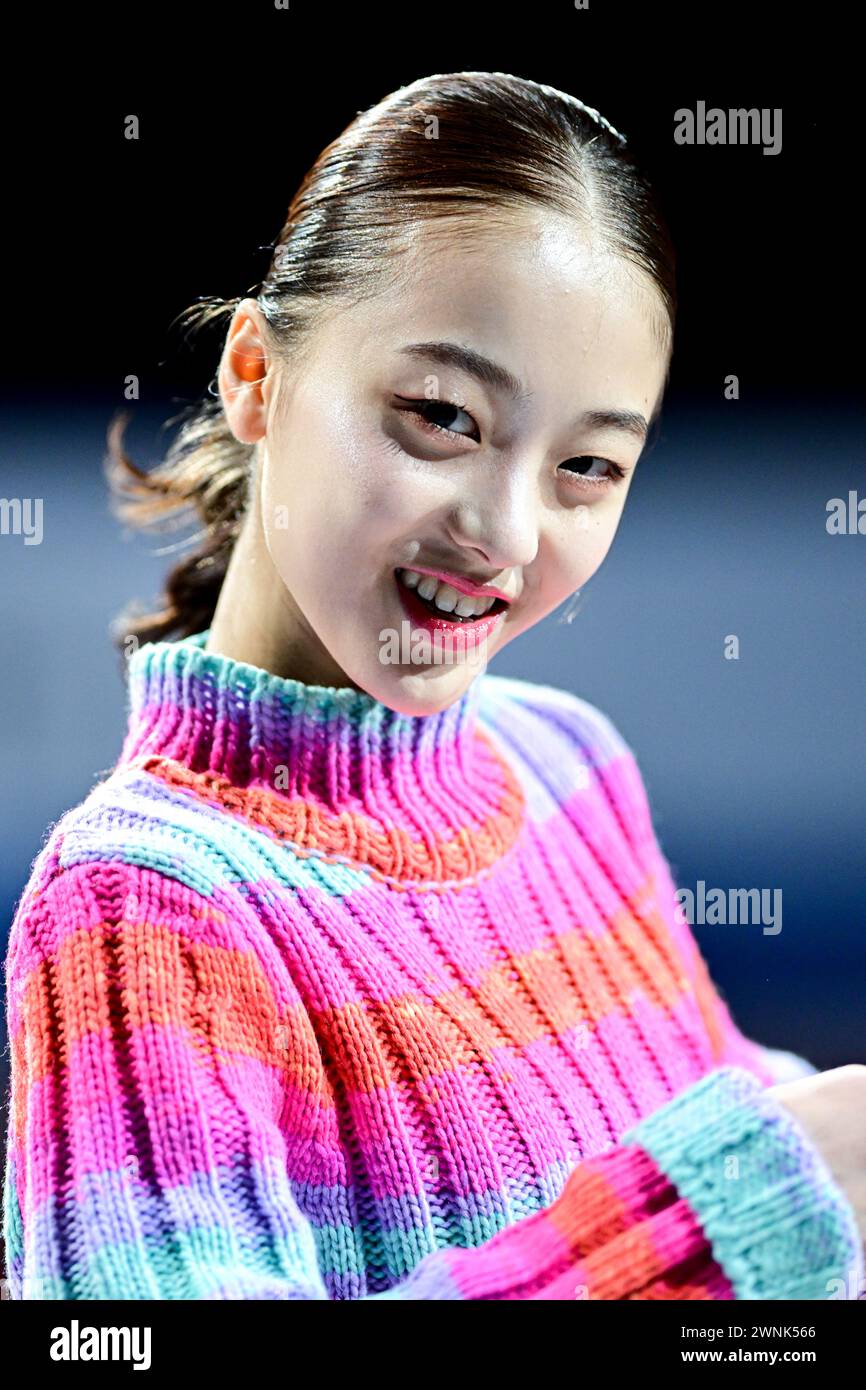Rena UEZONO (JPN), during Exhibition Gala, at the ISU World Junior ...