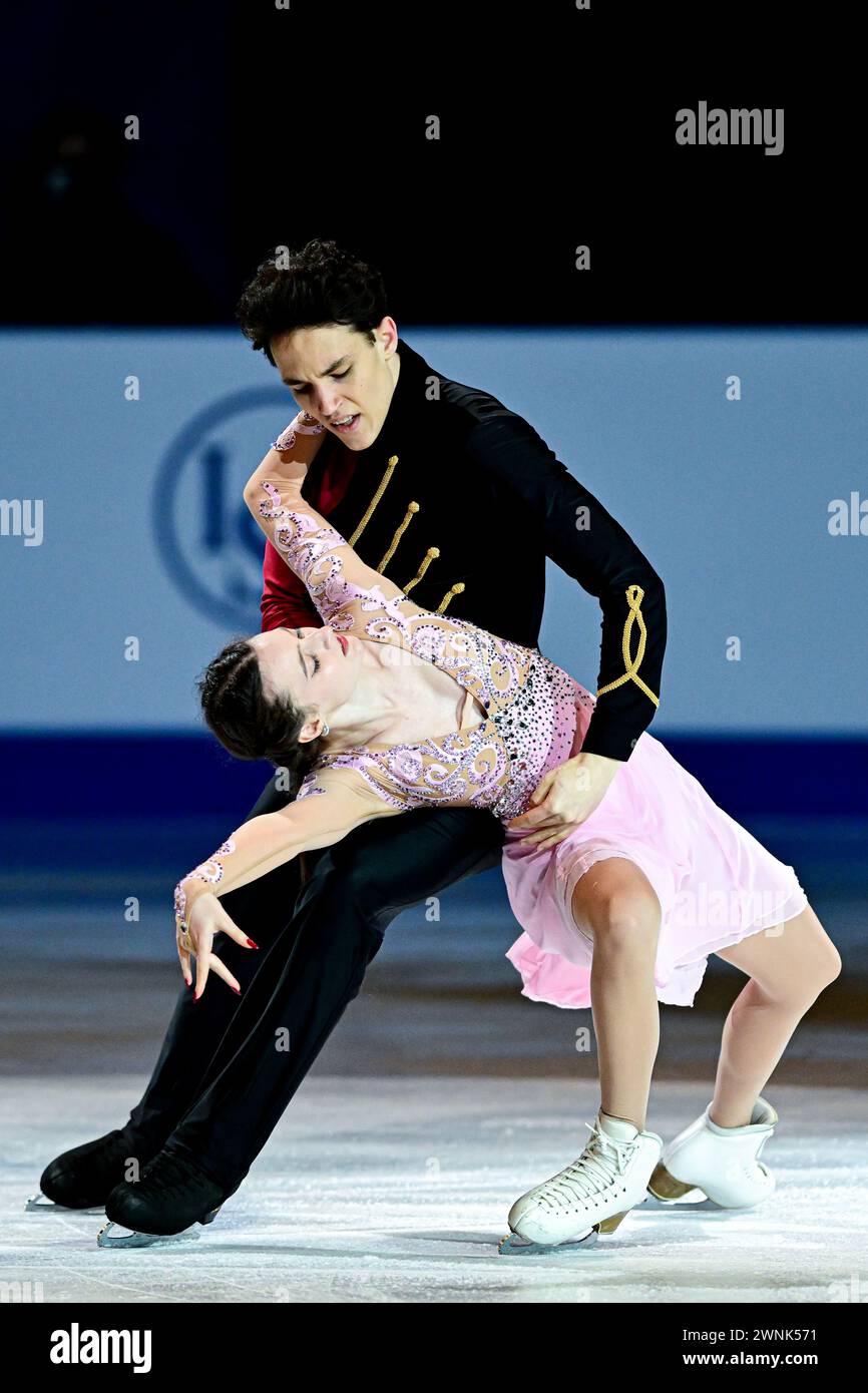 Darya GRIMM & Michail SAVITSKIY (GER), during Exhibition Gala, at the ...