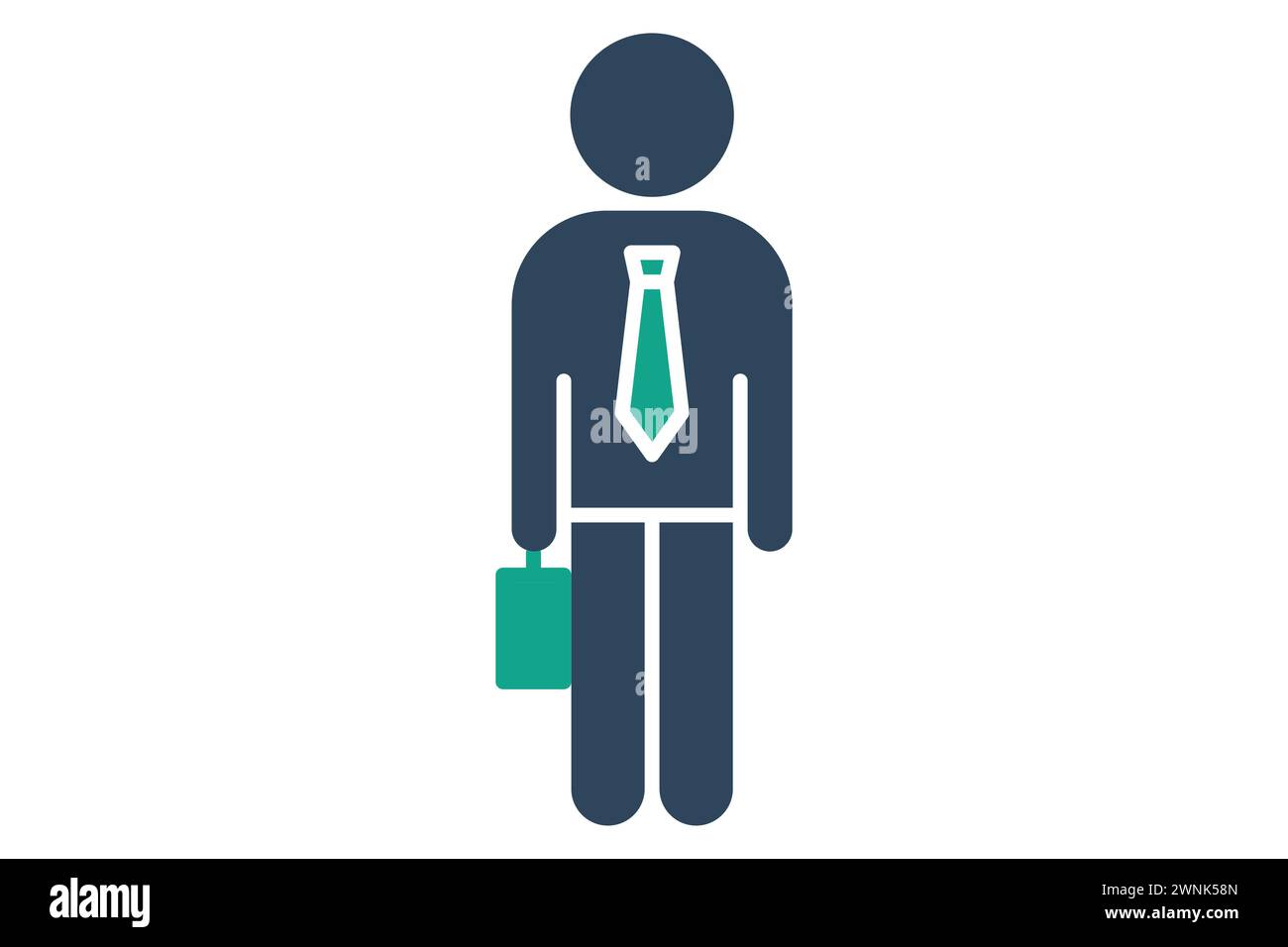 Employee icon Stock Vector Images - Alamy