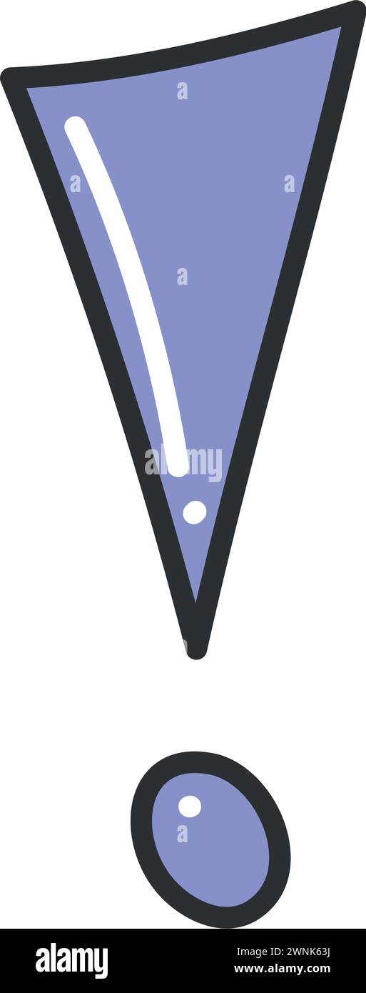 exclamation mark sketch icon Hand Draw Vector Stock Vector Image & Art ...