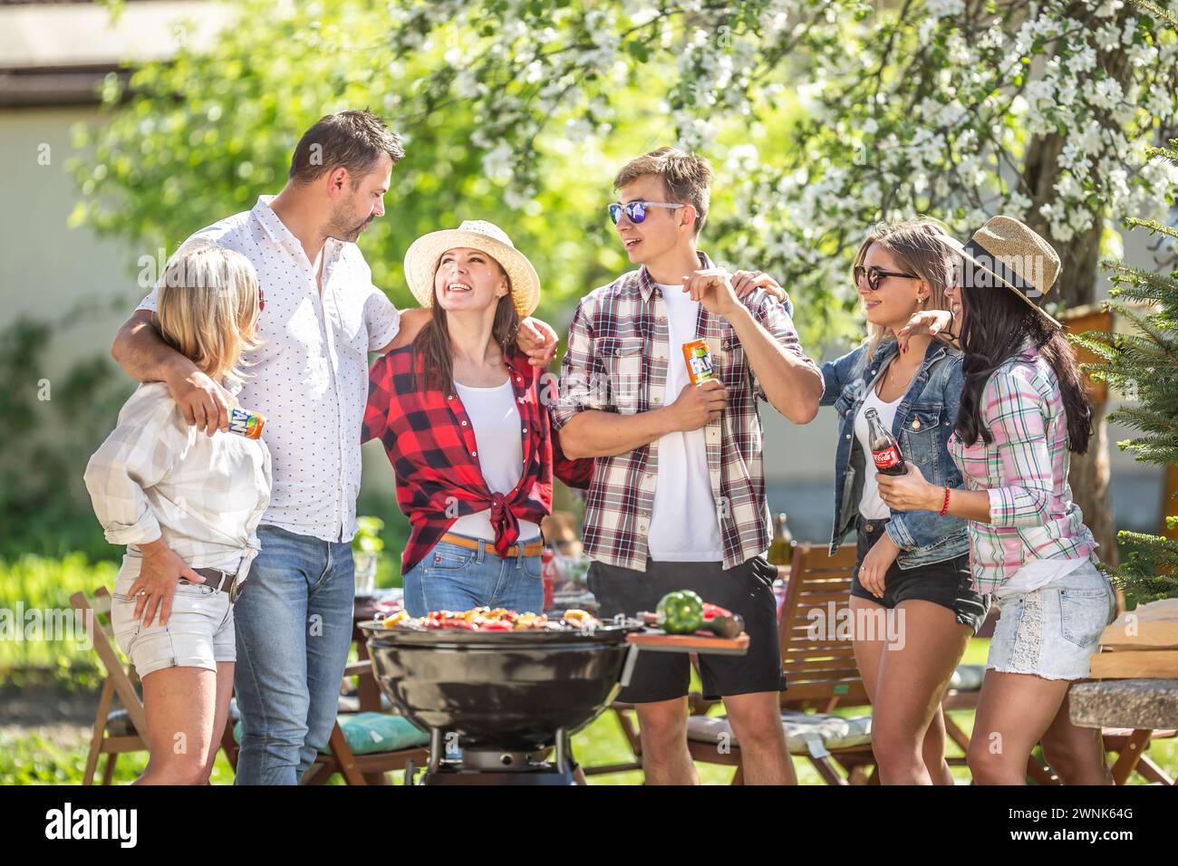 March. 02. 2024 Liptovsky Mikulas. Slovakia - Group of friends are ...