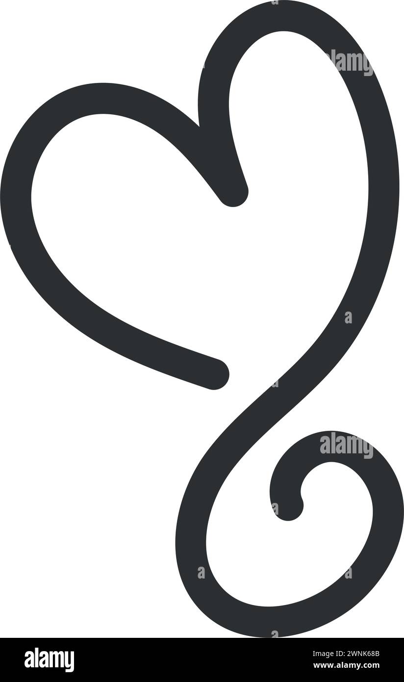 Heart sketch icon Hand Draw Vector Stock Vector Image & Art - Alamy