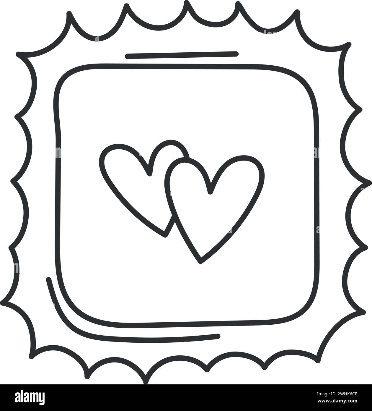 picture frame sketch icon Hand Draw Vector Stock Vector Image & Art - Alamy