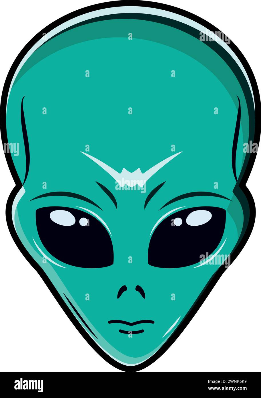 Isolated cute alien avatar Vector Stock Vector Image & Art - Alamy