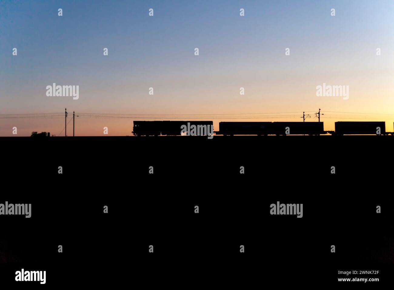 Direct Rail Services class 66 diesel locomotive hauling a high speed intermodal container ...