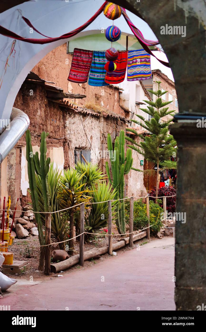 The colours of Cusco Stock Photo - Alamy