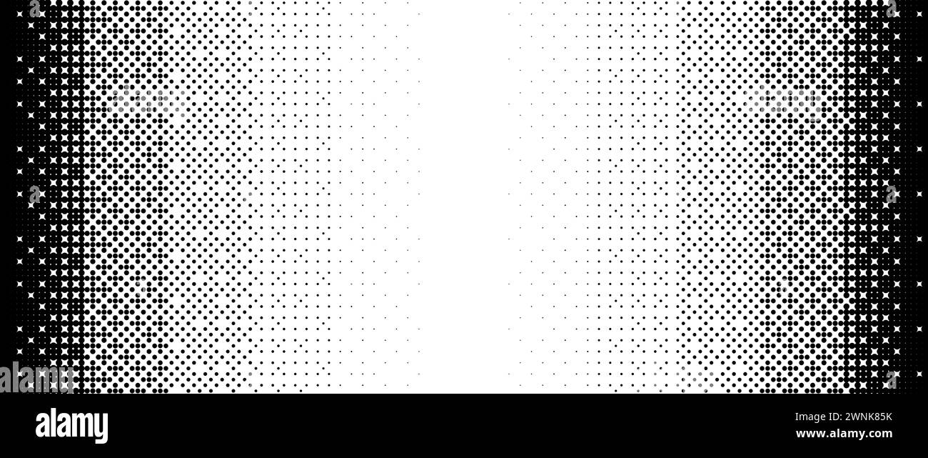 Pixelated gradient texture. Black dithered gradation background. Retro bitmap video game ...