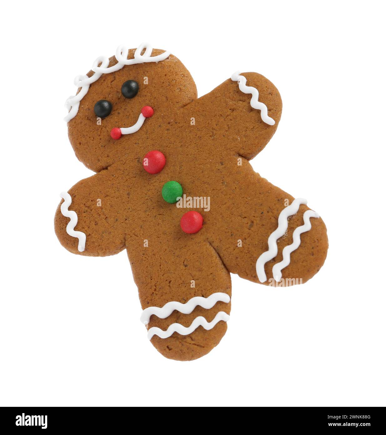 Delicious gingerbread cookie man Cut Out Stock Images & Pictures - Alamy