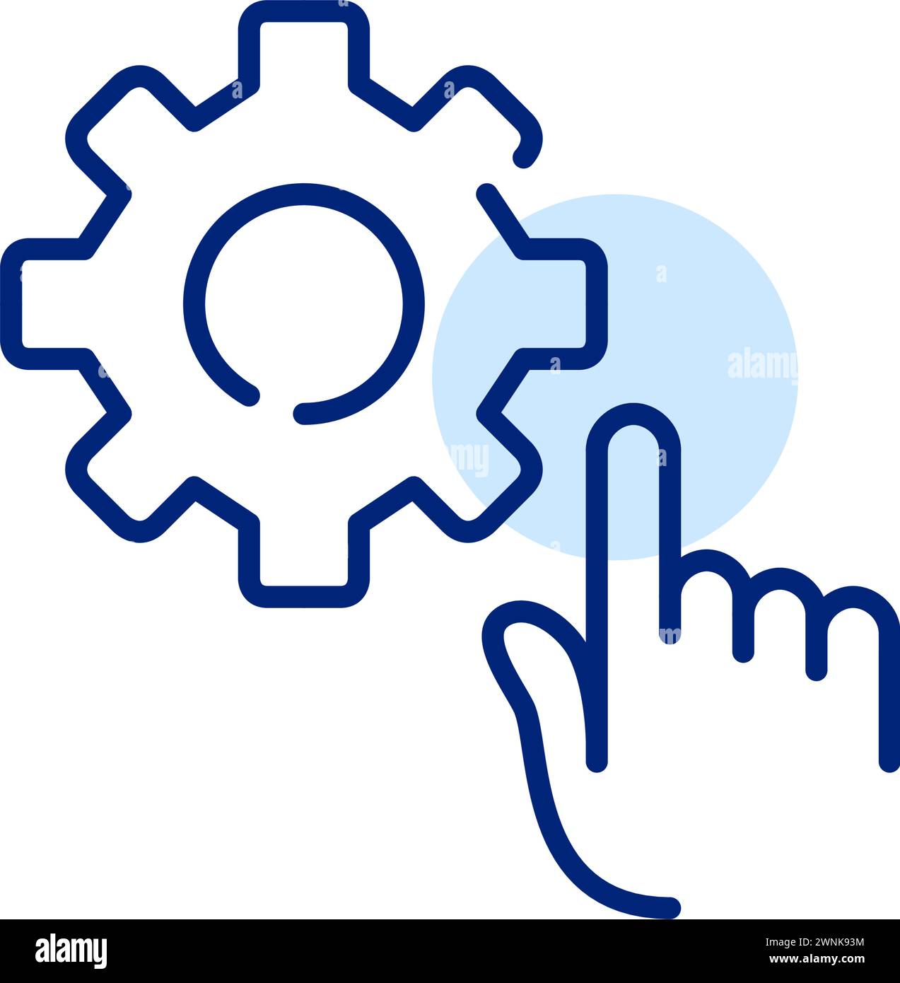 Phone taps Stock Vector Images - Alamy