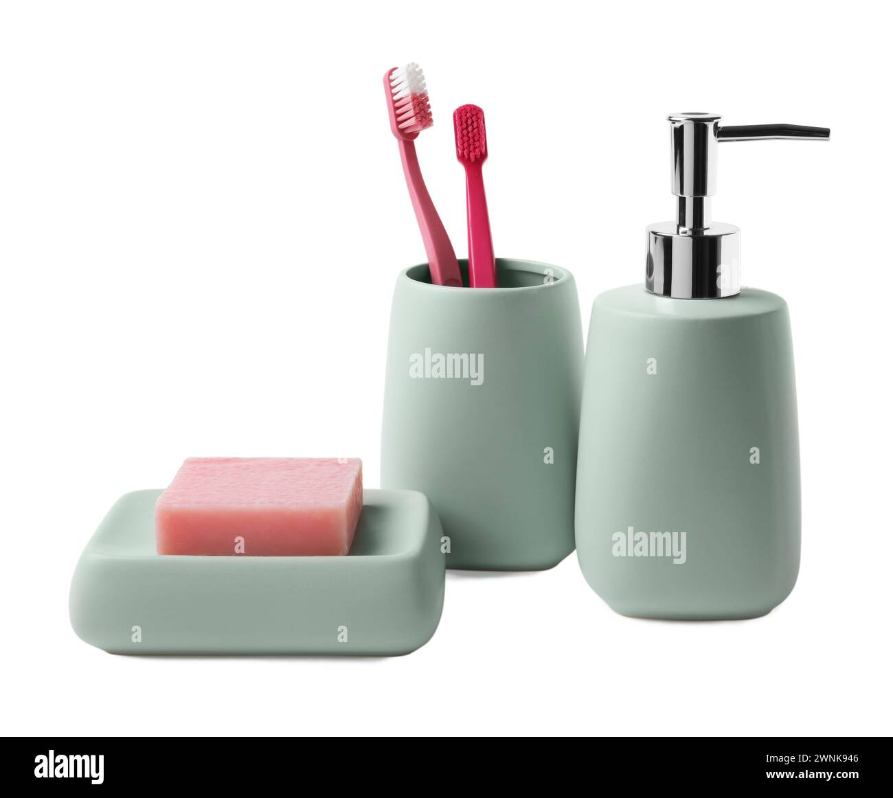 Shower accessories bath items Cut Out Stock Images & Pictures - Alamy