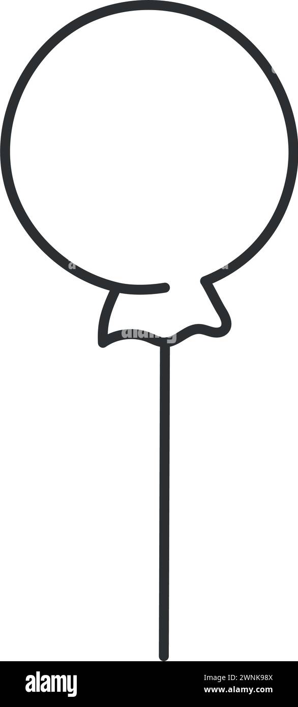 Balloon sketch icon Hand Draw Vector Stock Vector Image & Art - Alamy