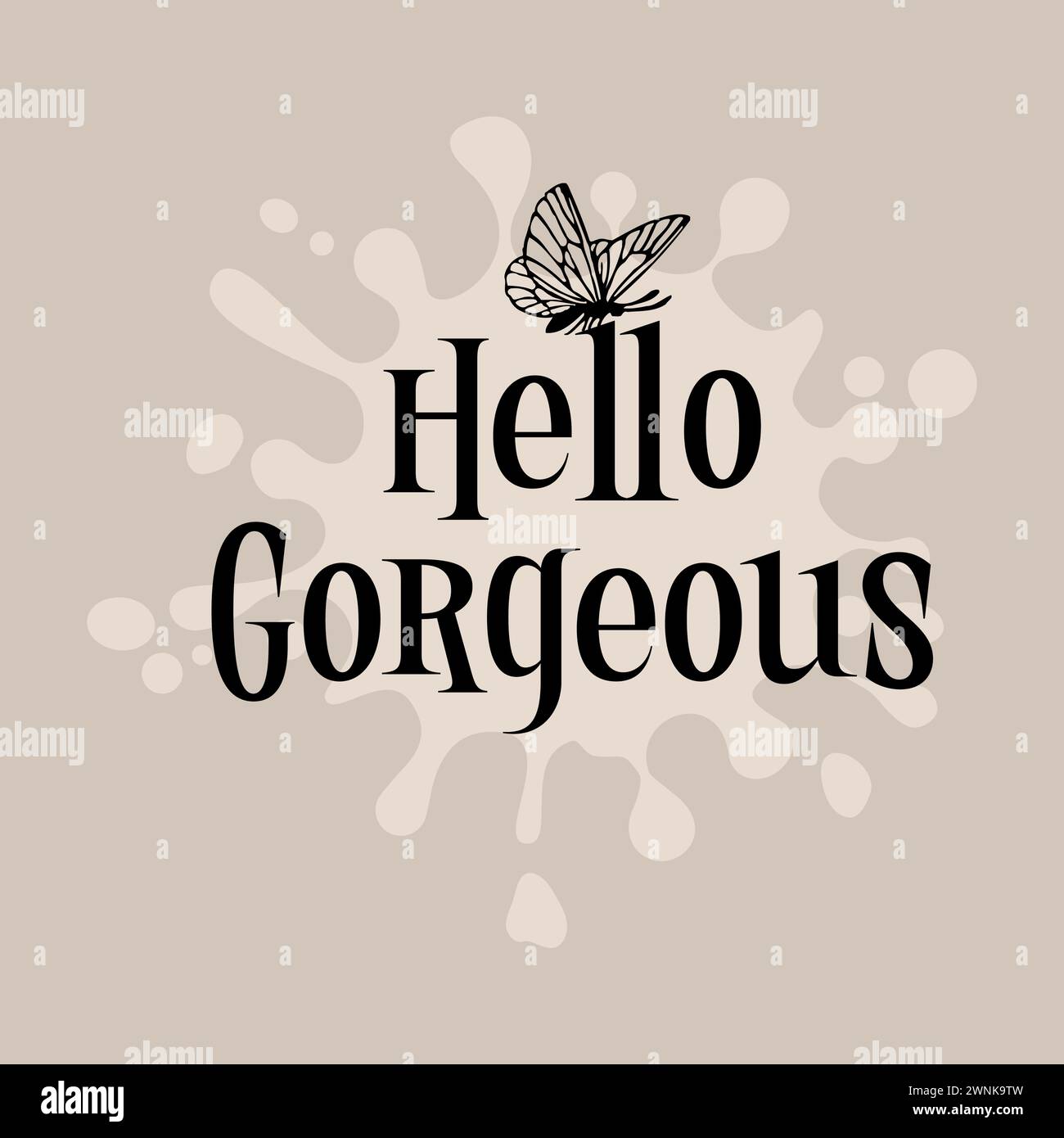 Slogan design hi hi-res stock photography and images - Alamy