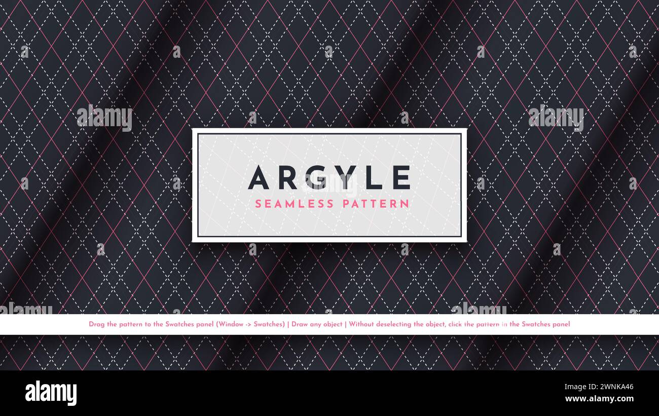 Seamless Argyle Pattern. Traditional Scottish Texture. Fashionable ...