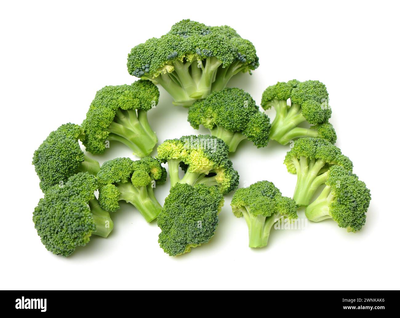 broccoli isolated on white background Stock Photo - Alamy