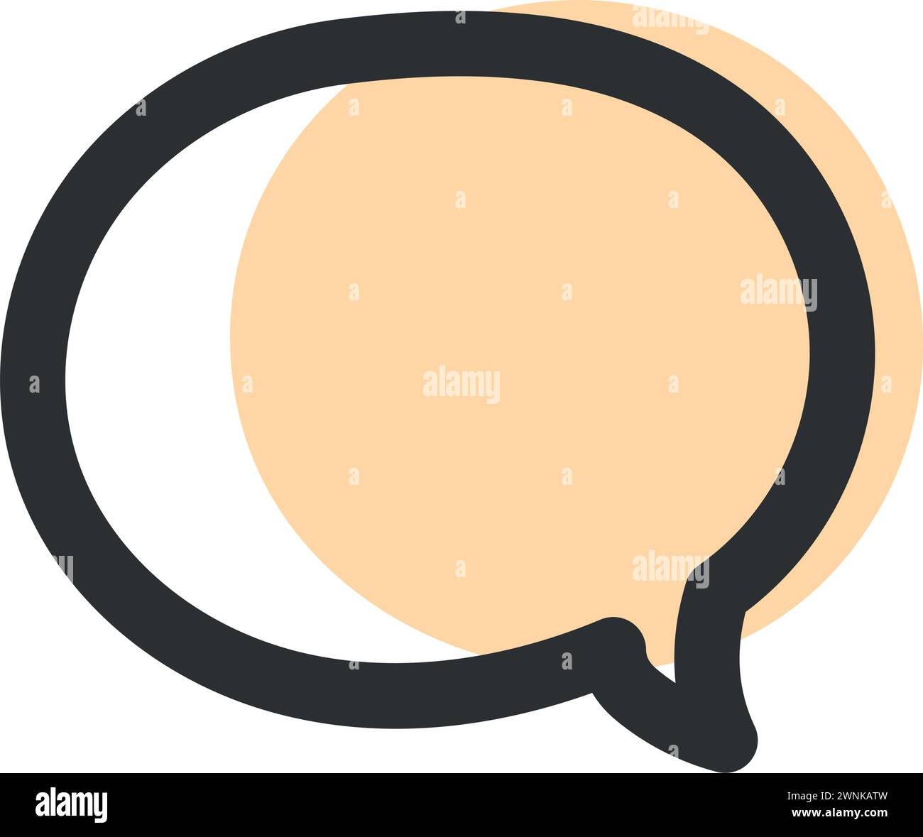 Comic bubble chat sketch icon Hand Draw Vector Stock Vector Image & Art ...