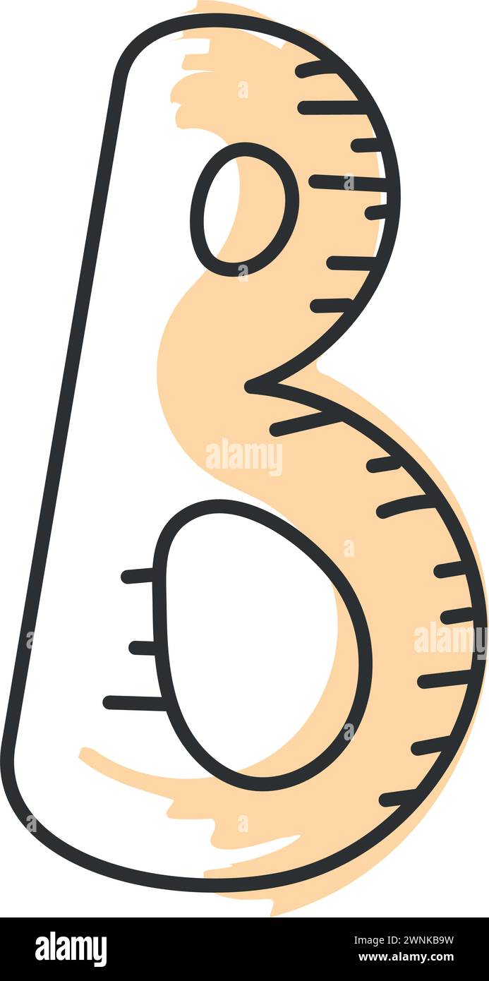 Alphabet letter sketch icon Hand Draw Vector Stock Vector Image & Art ...