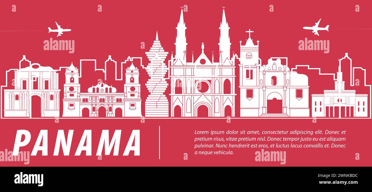 spain famous landmarks by silhouette style,vector illustration Stock ...