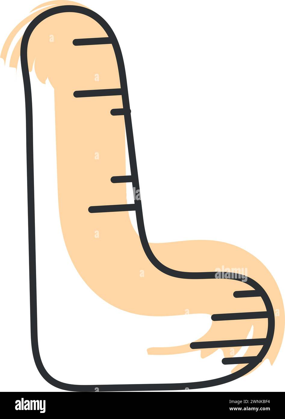 Alphabet letter sketch icon Hand Draw Vector Stock Vector Image & Art ...