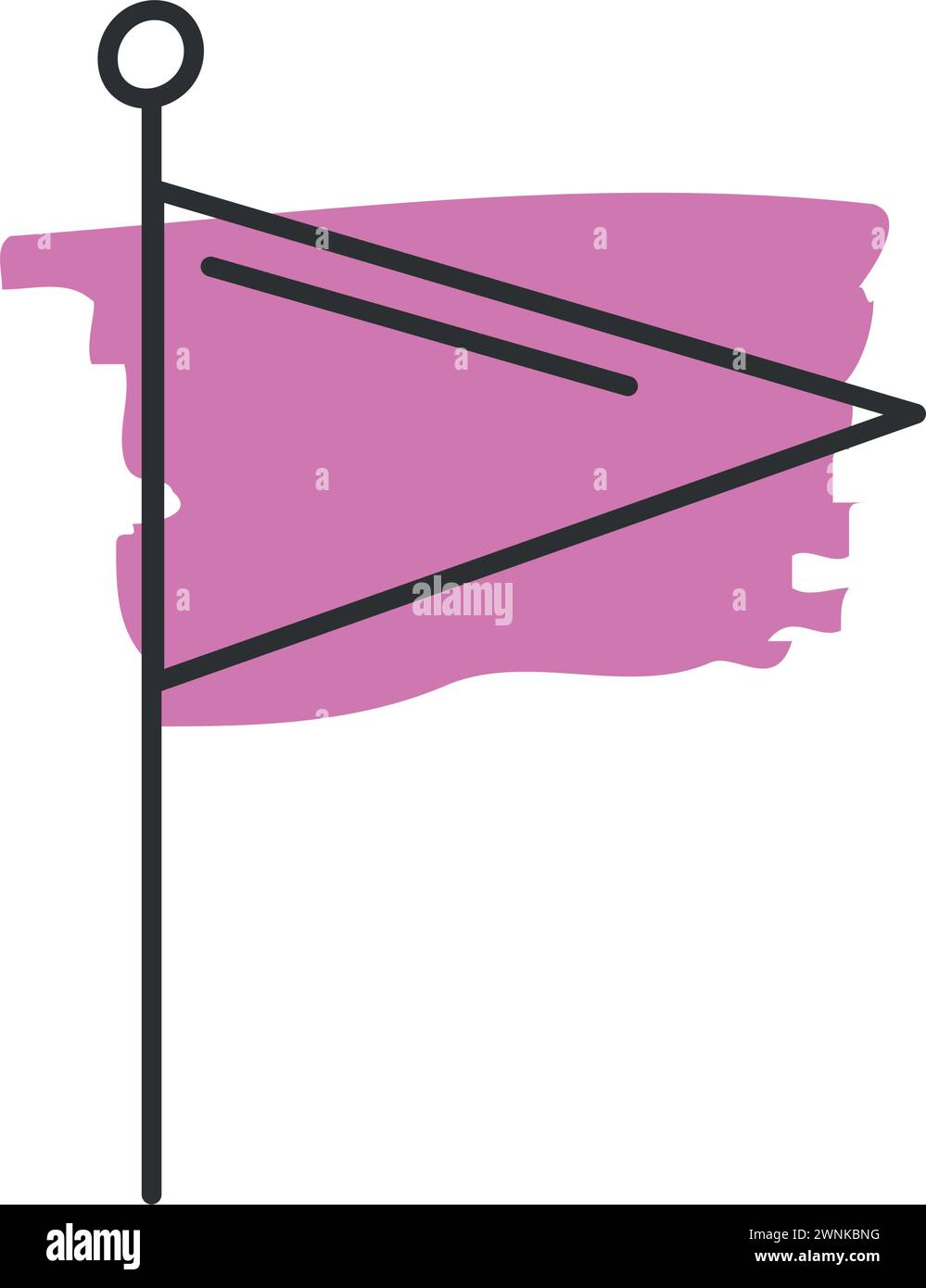 Flag sketch icon Hand Draw Vector Stock Vector Image & Art - Alamy