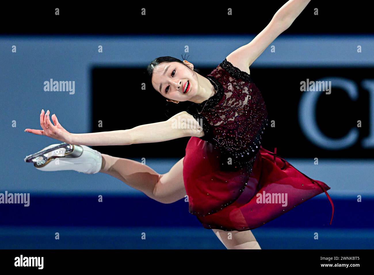 Jia SHIN (KOR), during Exhibition Gala, at the ISU World Junior Figure ...