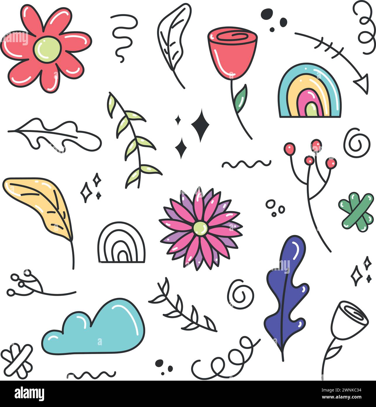 Hand draw colored pattern background Vector Stock Vector Image & Art ...