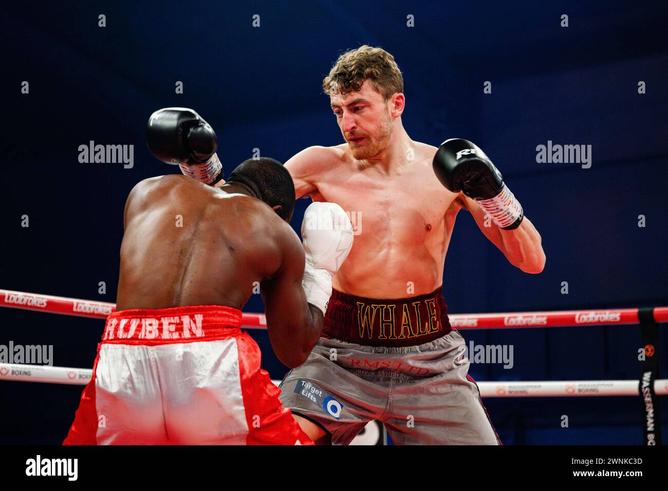 LONDON, UNITED KINGDOM. 01 Mar, 2024. Elliot Whale vs Fernando Mosquera ...