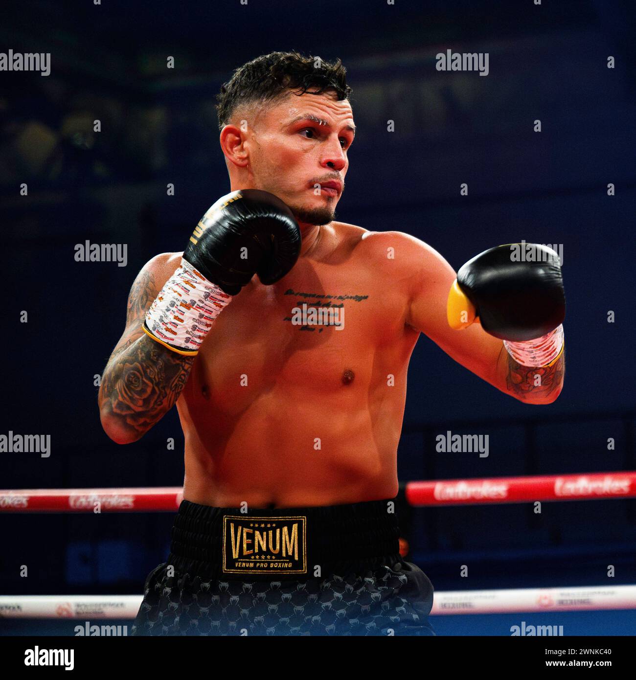 LONDON, UNITED KINGDOM. 01 Mar, 2024. Gully Power vs Angelo Turco ...