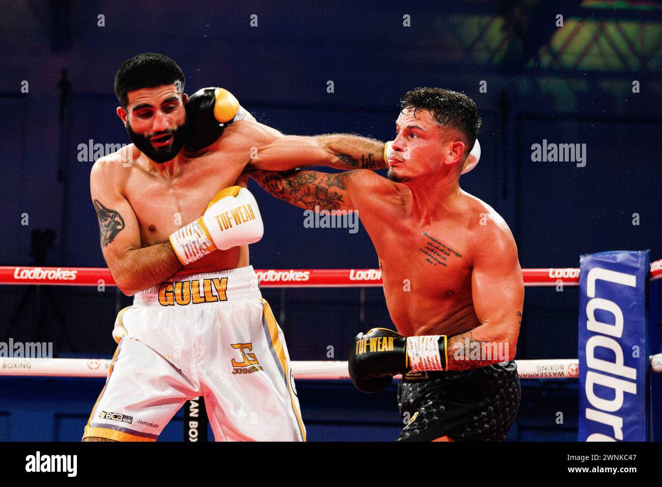 LONDON, UNITED KINGDOM. 01 Mar, 2024. Gully Power vs Angelo Turco ...