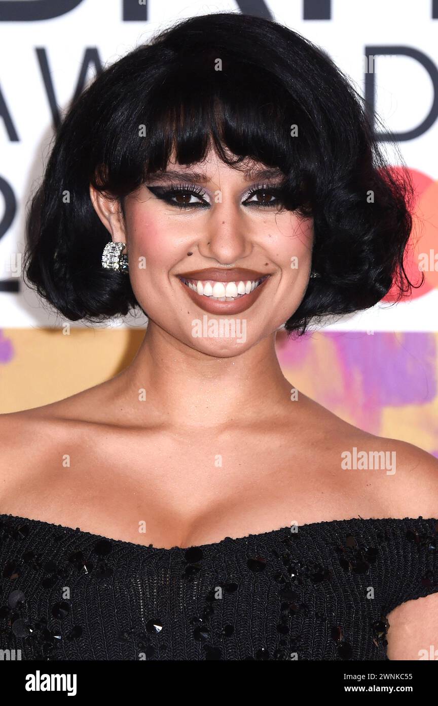 Raye bei der Verleihung der 44. BRIT Awards 2023 in der O2 Arena ...