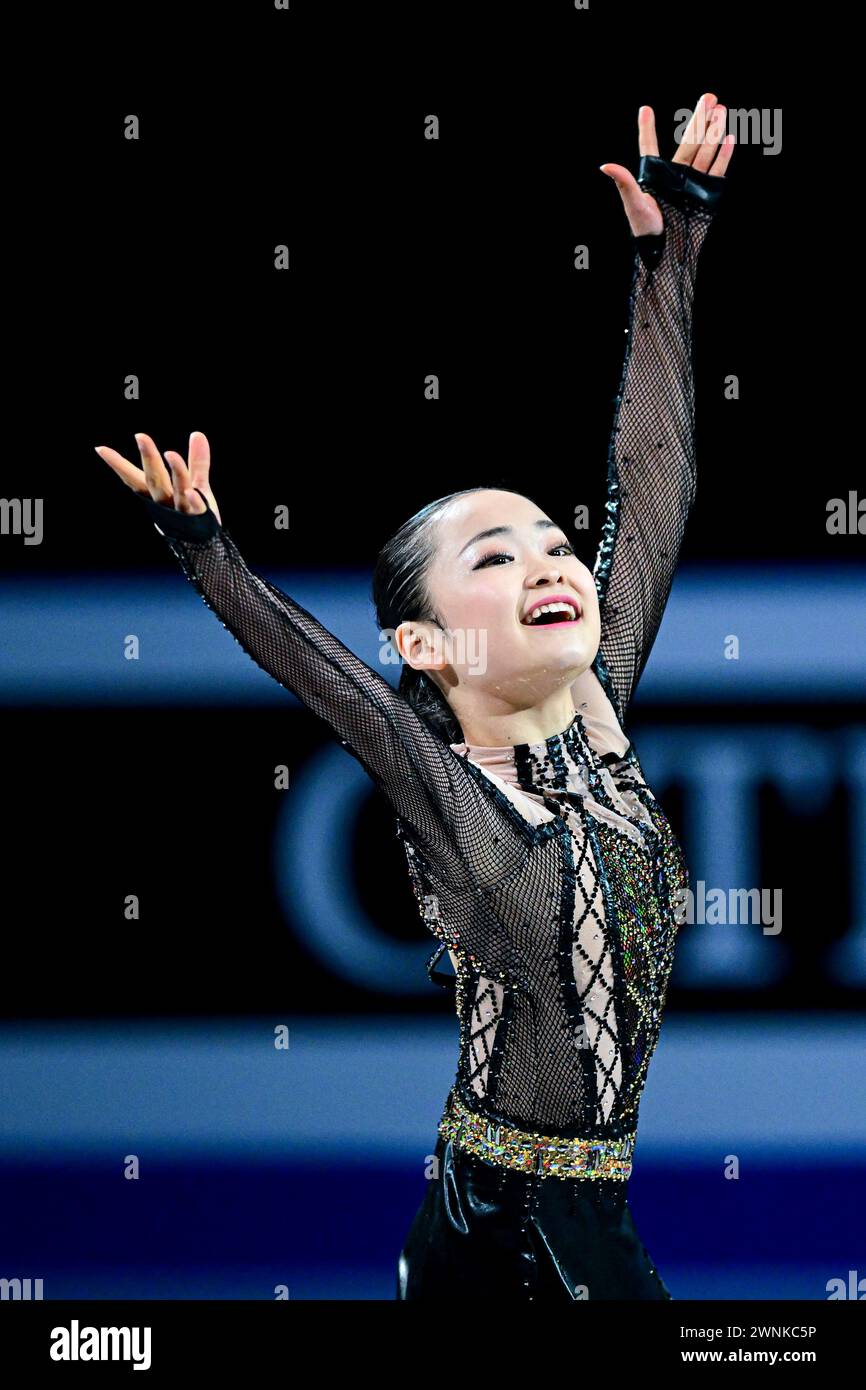 Mao SHIMADA (JPN), during Exhibition Gala, at the ISU World Junior ...