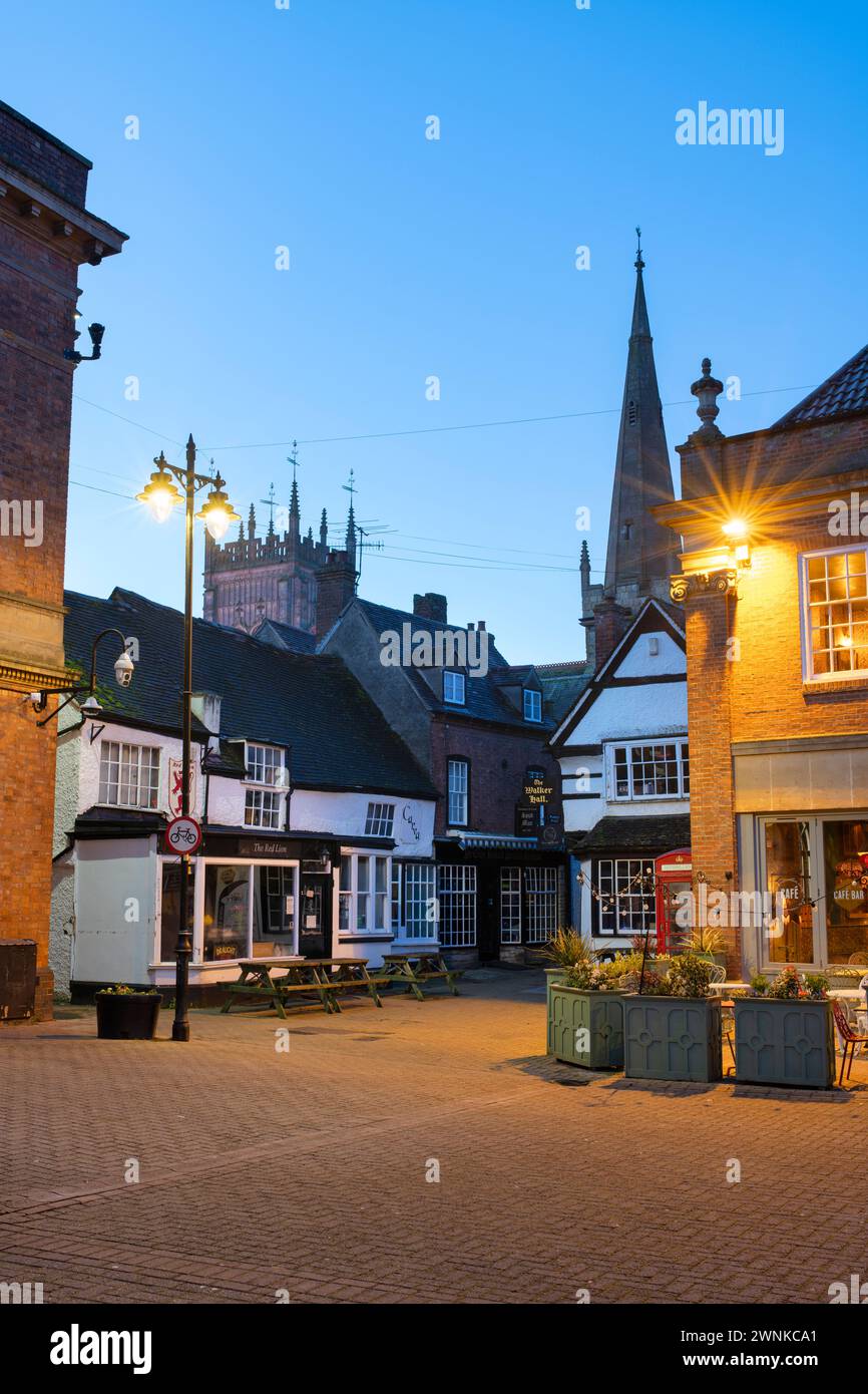 English church spire and town square hi-res stock photography and ...
