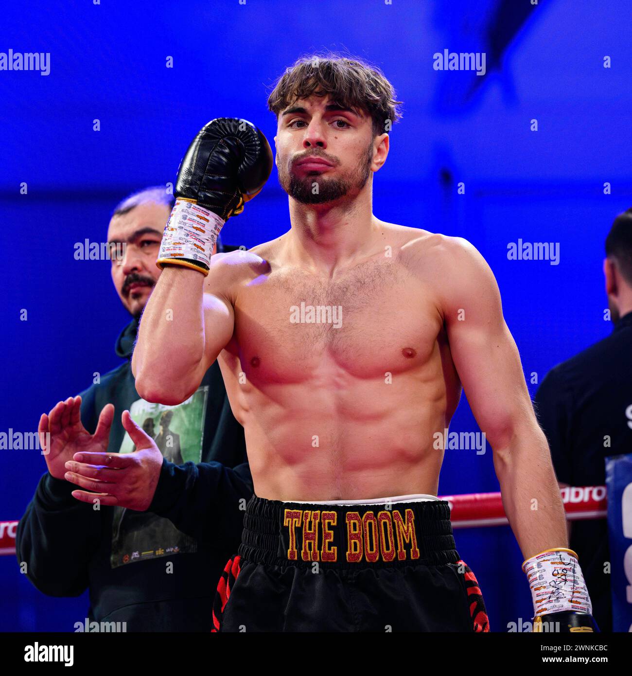 Andrei Dascalu vs Joe Jackson-Brown - Super-middleweight bout during ...