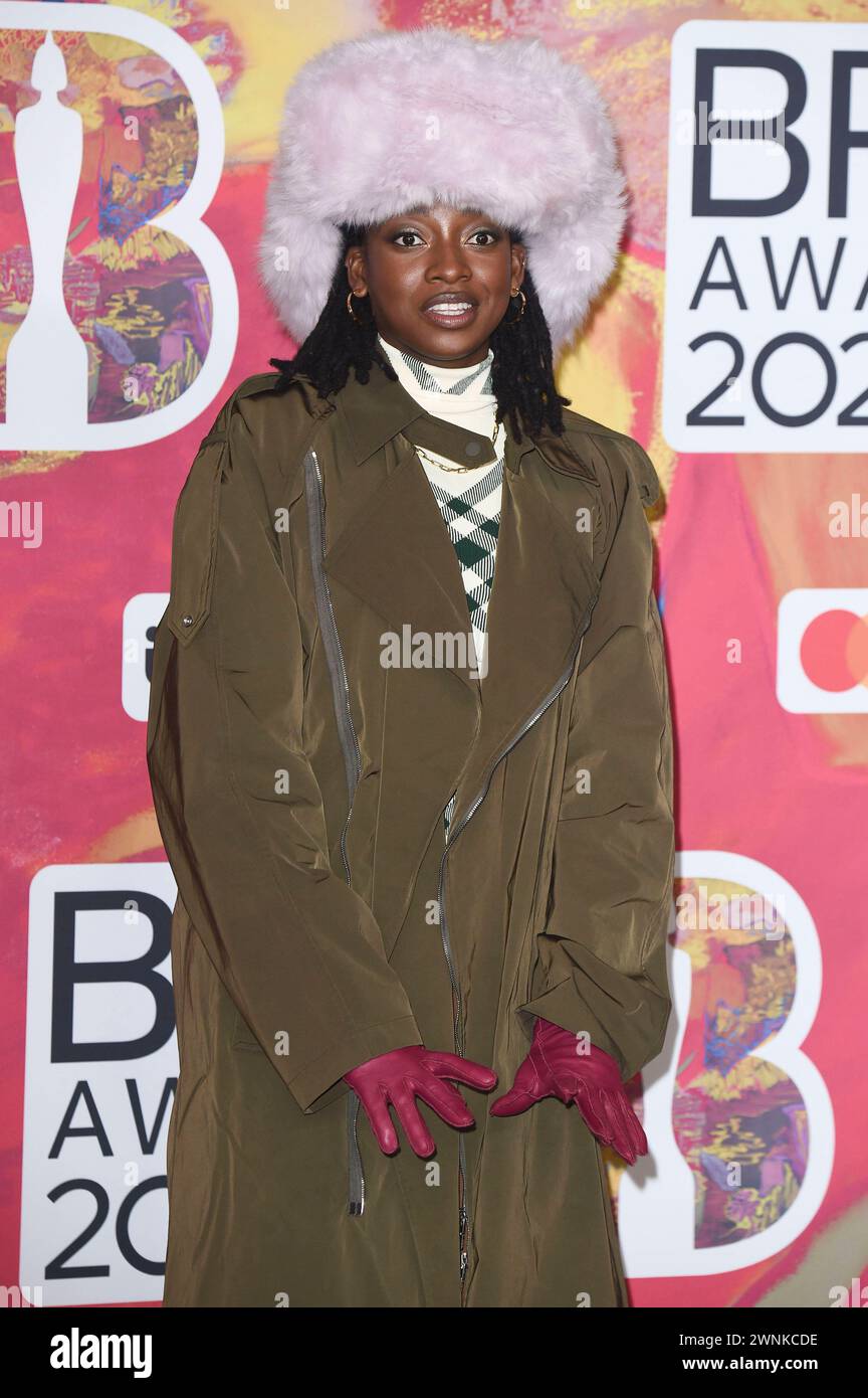 Little Simz bei der Verleihung der 44. BRIT Awards 2023 in der O2 Arena ...