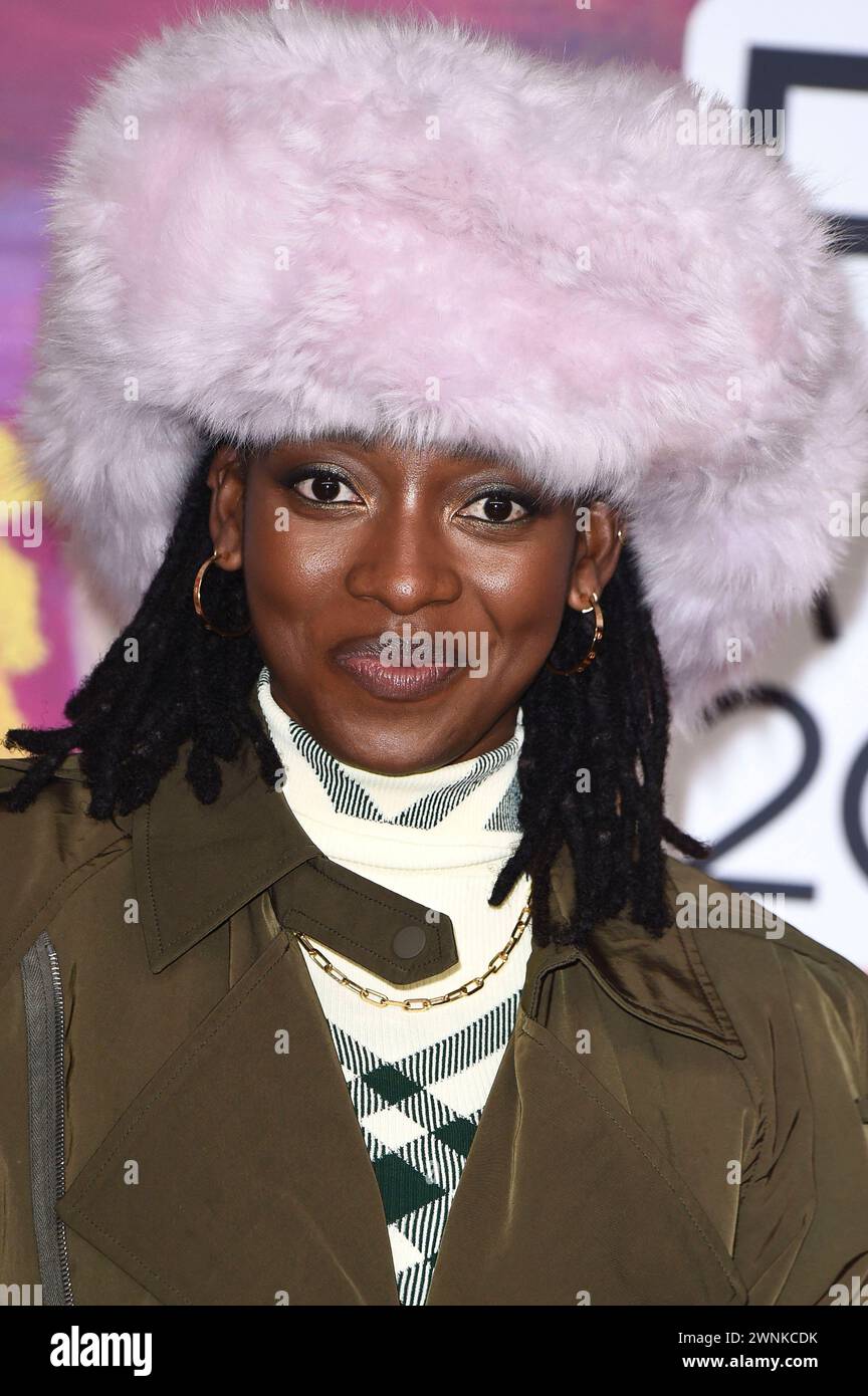 Little Simz bei der Verleihung der 44. BRIT Awards 2023 in der O2 Arena ...