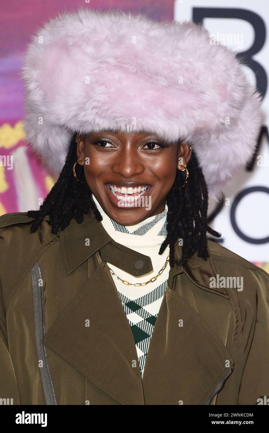 Little Simz bei der Verleihung der 44. BRIT Awards 2023 in der O2 Arena ...