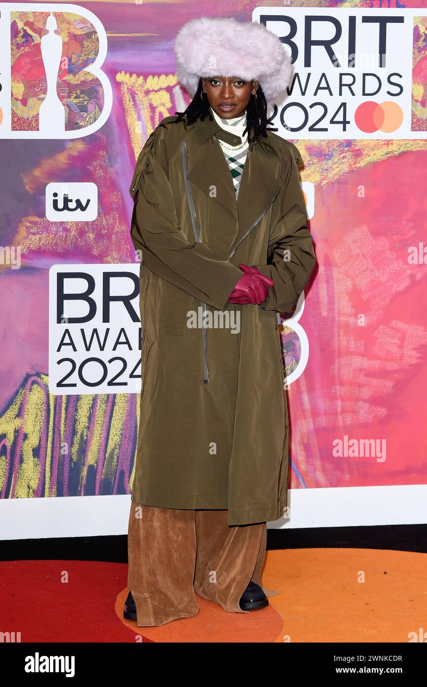 Little Simz bei der Verleihung der 44. BRIT Awards 2023 in der O2 Arena ...