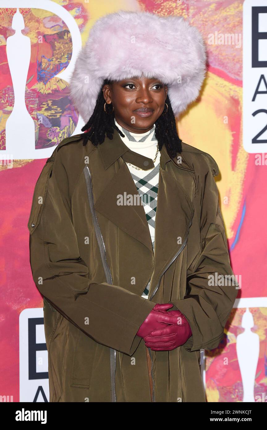 Little Simz bei der Verleihung der 44. BRIT Awards 2023 in der O2 Arena ...